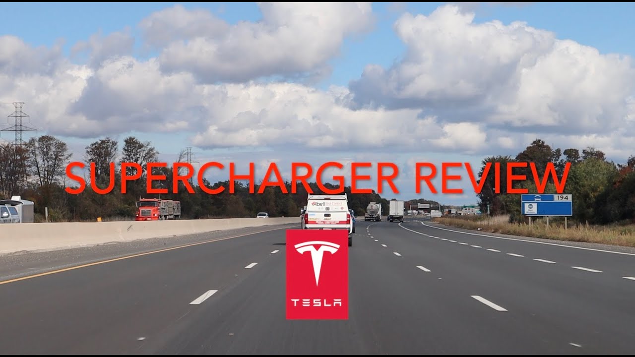 Tesla Supercharger Review - Kitchener, Ontario - YouTube