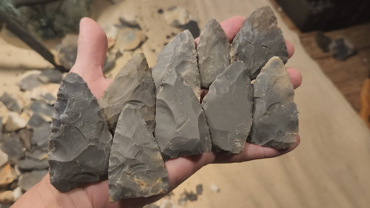 1649 - Arrow Point Preform/ Bifaces from Tennessee and Kentucky Chert ...