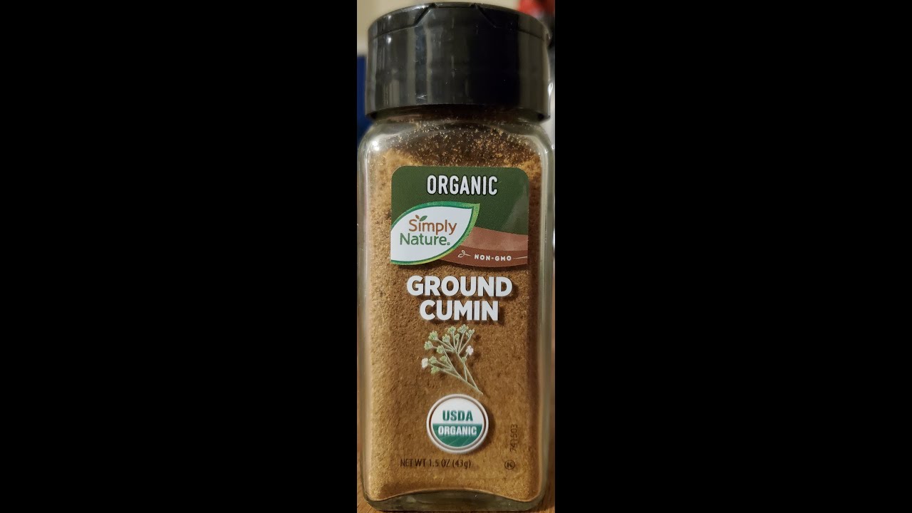 Simply Nature Organic Ground Cumin Review - YouTube