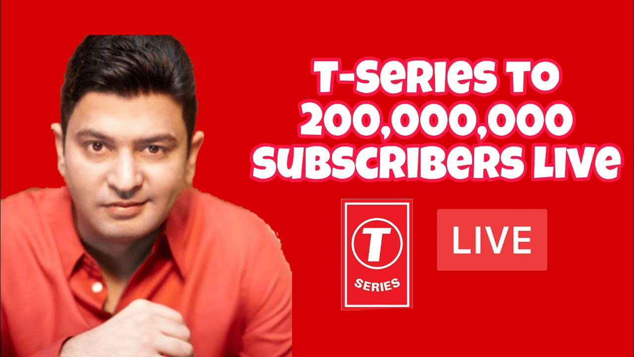T-Series To 200M Subscribers LIVE - YouTube