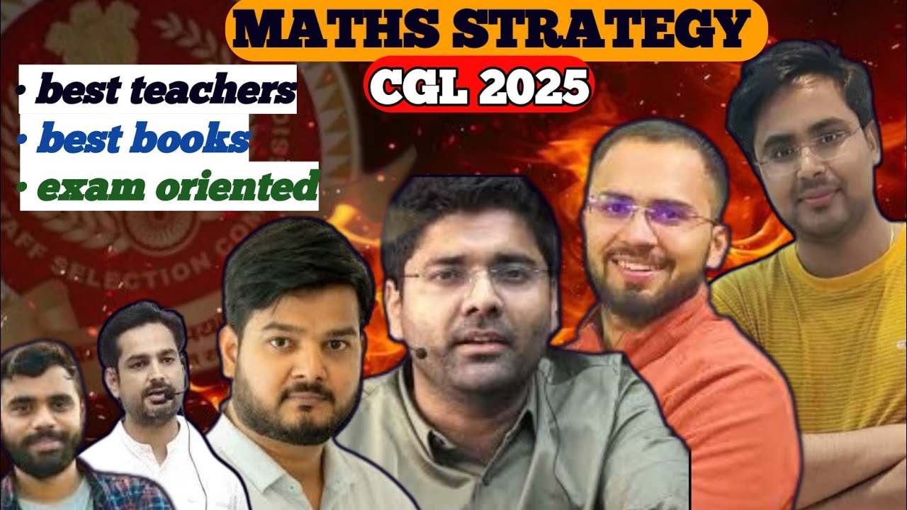 📚COMPLETE MATHS STRATEGY FOR SSC EXAMS 2025 | SSC EXAM 2025 MATHS ...