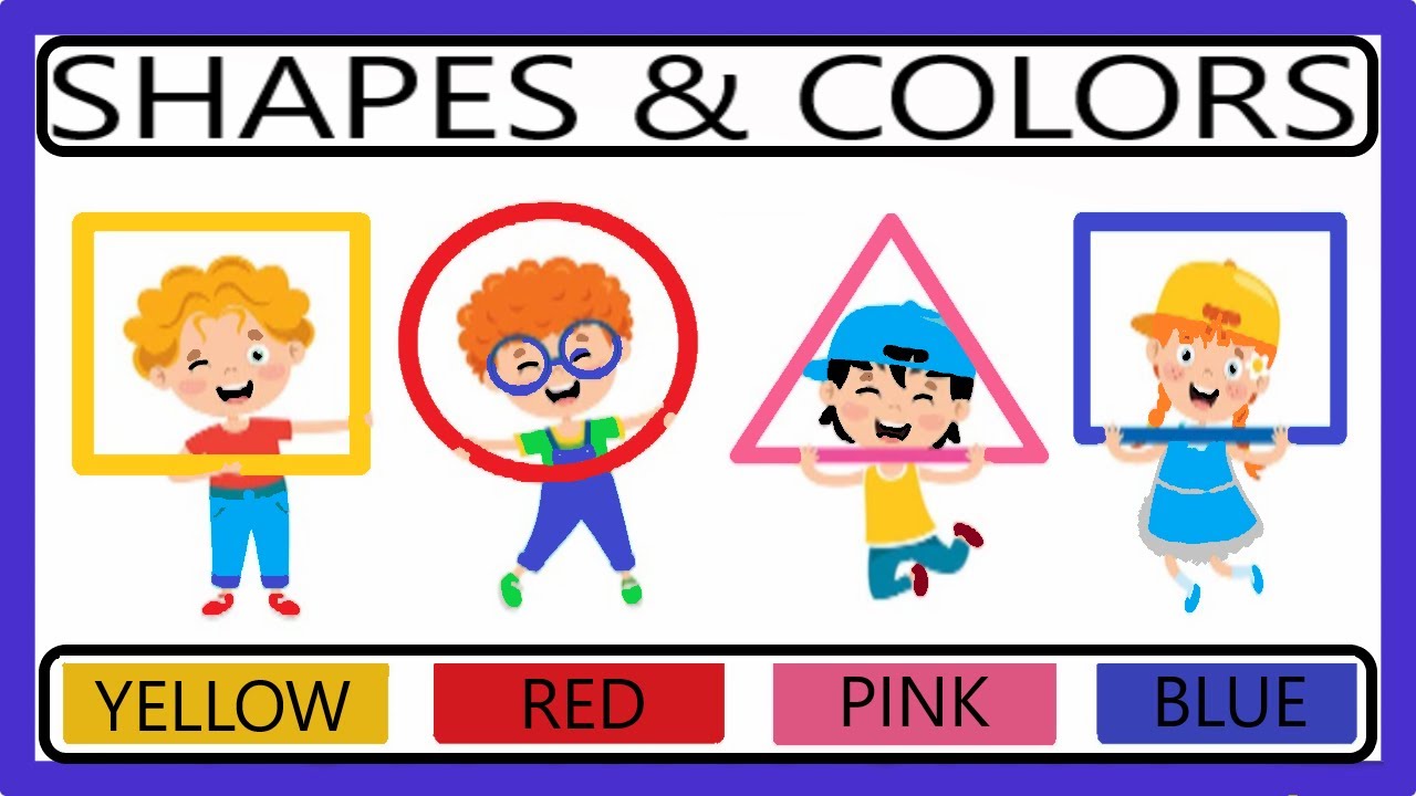 Shapes And Colors for Kindergarten| Learning Videos for Kids | Kids ...