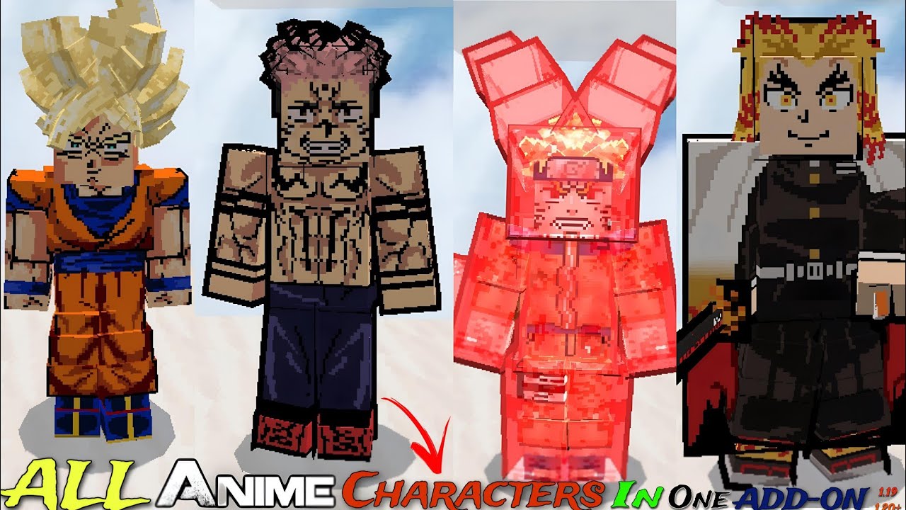 ANIME MOD for minecraft pe 1.19/1.20|ANIME MOD| - YouTube