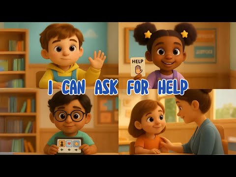 I Can Ask for Help | Self-Advocacy Song for Autistic Kids | Toddler Preschool Kindergarten Children