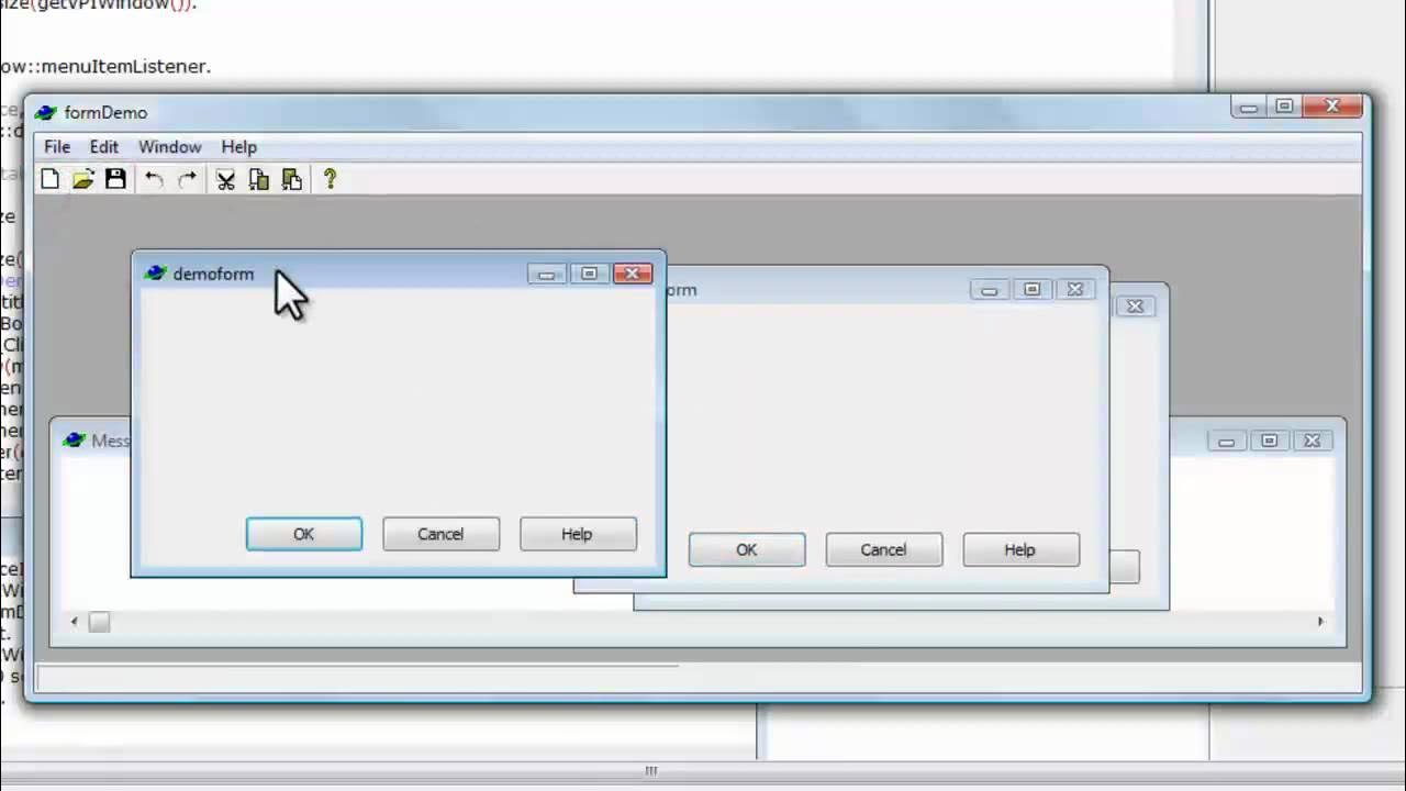 Form Demo - Visual Prolog 7.3 - IDE demonstration - YouTube
