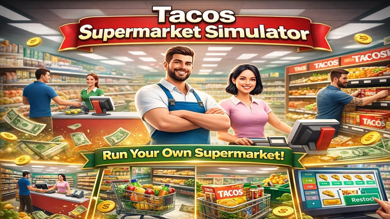 Running a Taco Supermarket 🌮🛒 | Tacos Supermarket Simulator Gameplay ...