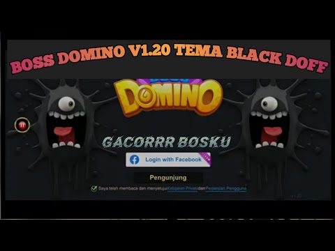 Boss domino mod apk v1.20 tema black doff