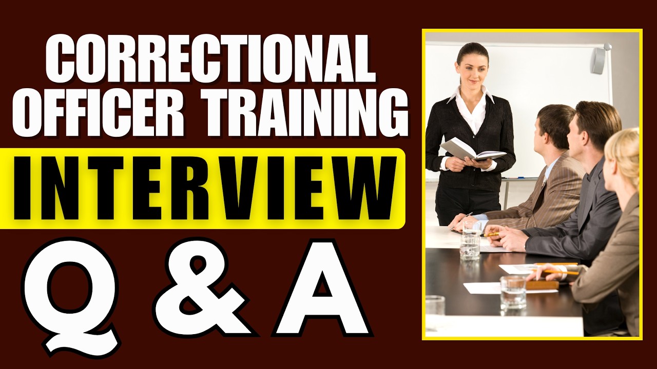 Top 25 Correctional Officer Training Interview Questions and Answers ...