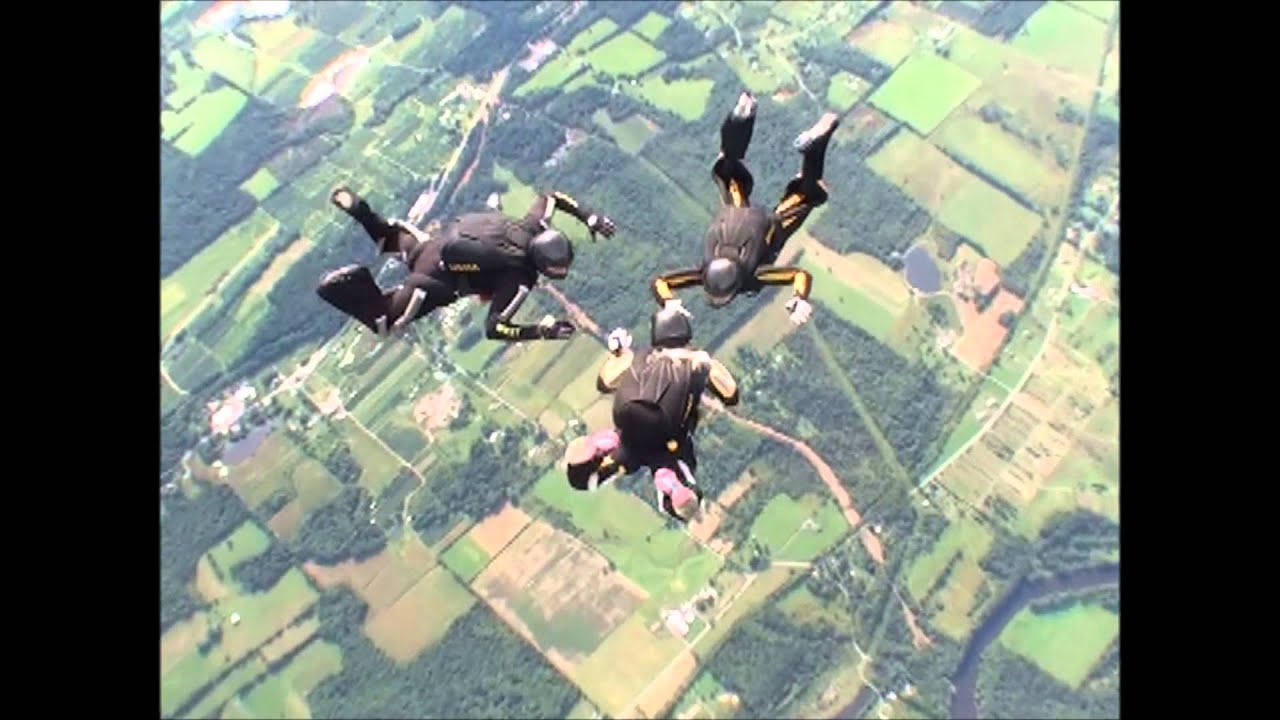 West Point Black Knights Parachute Team 2013 Training - YouTube