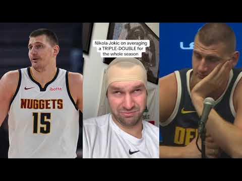 Nikola Jokic on averaging a TRIPLE-DOUBLE for the season - YouTube