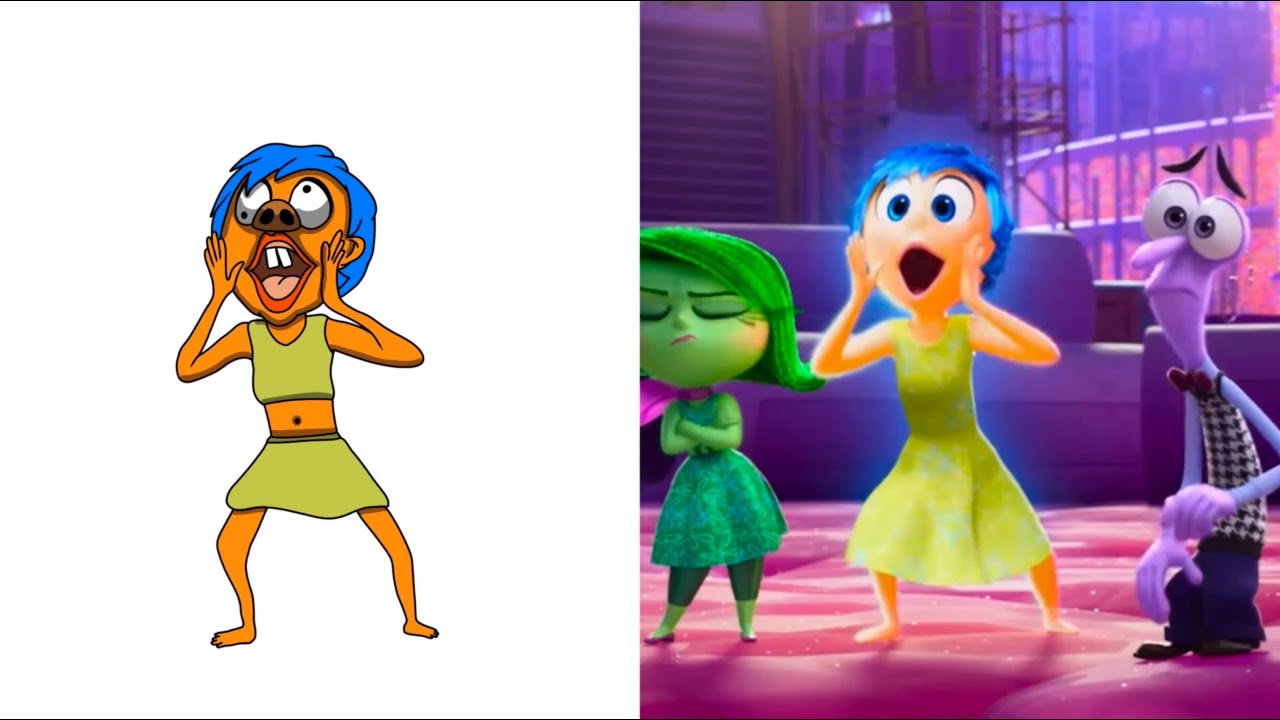 Inside Out 2 Best Scane Funny Drawing Meme (part 2) | Try Not to Laugh ...