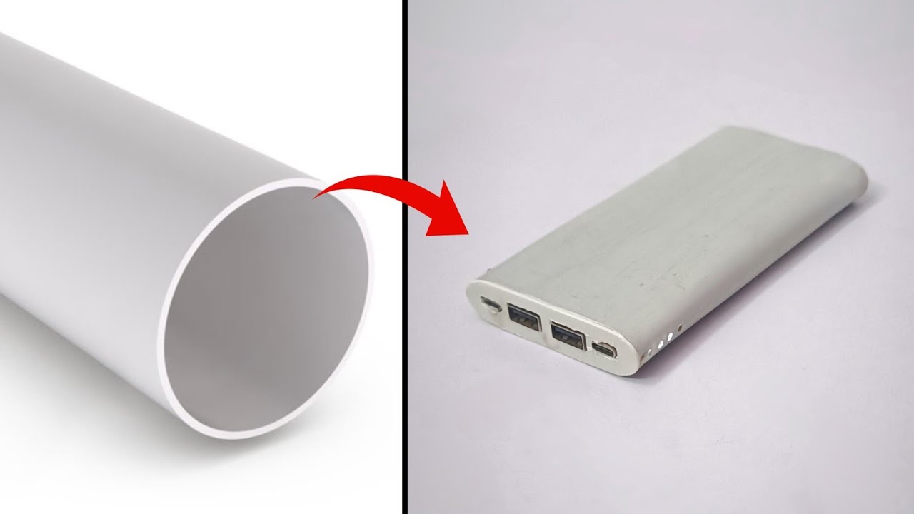 Supercharge Your Devices: Homemade PVC Pipe Power Bank Guide (10,000mAh ...