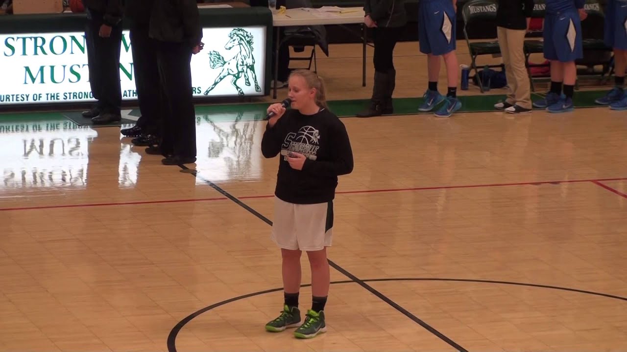 Madison Pavone National Anthem - YouTube