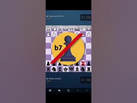 шахматы без пешки на b7 #chess - YouTube