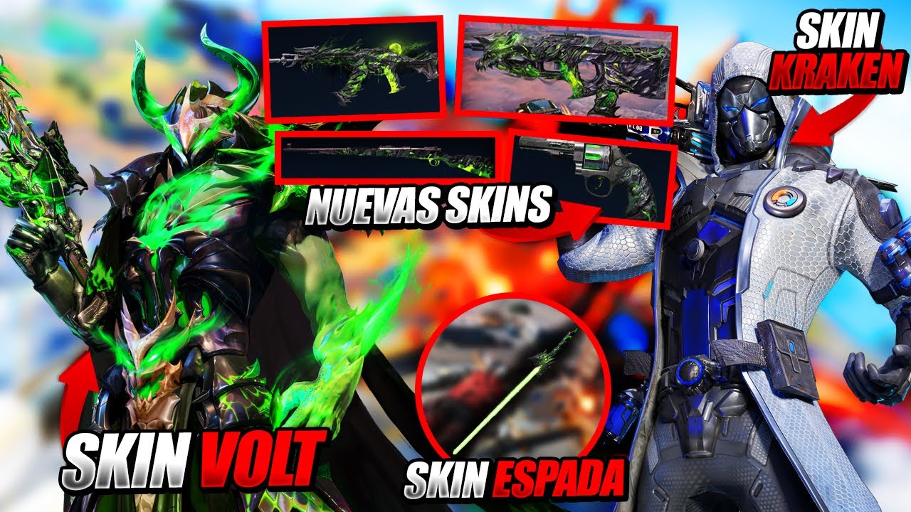 NUEVA SKIN VOLT, SKIN KRAKEN, NUEVAS SKINS DE ARMAS / TODO LO QUE SE ...