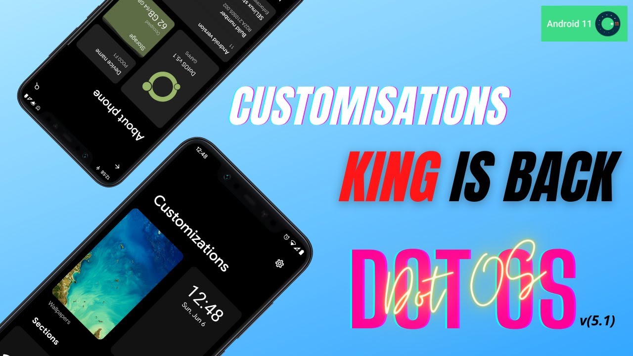 DOT OS v(5.1) Official ft. Poco F1 | Full Review | Customisations King ...