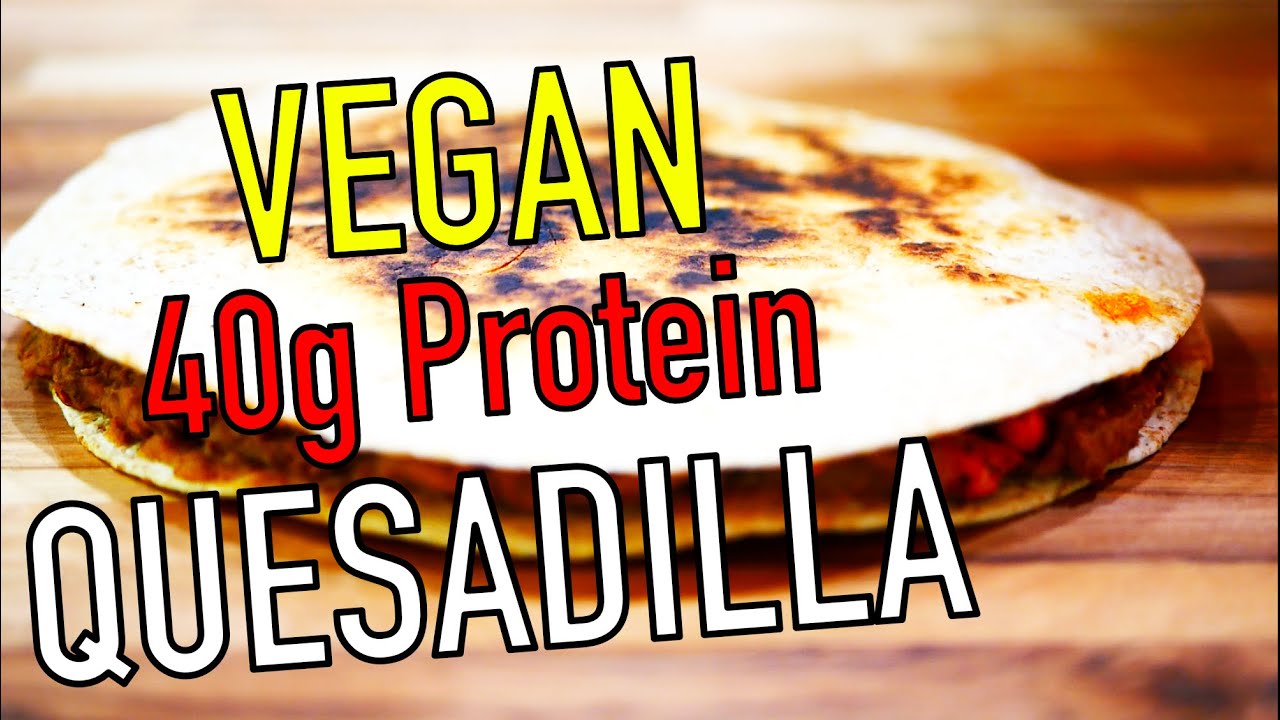 Chicken Bean & Cheese Quesadilla! High Protein Muscle Building Meal ...
