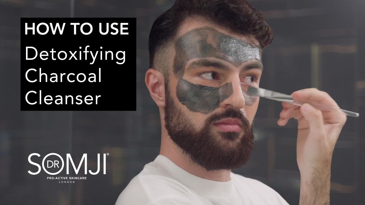 How to use Detoxifying Charcoal Cleanser | Dr Somji Skincare - YouTube