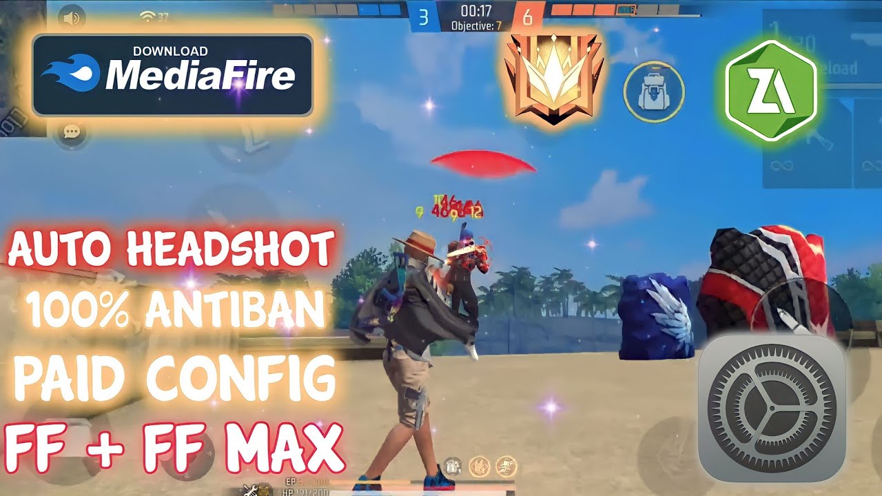 Free Fire Auto Headshot Config Antiban Main Id Safe 100% || Free Fire ...