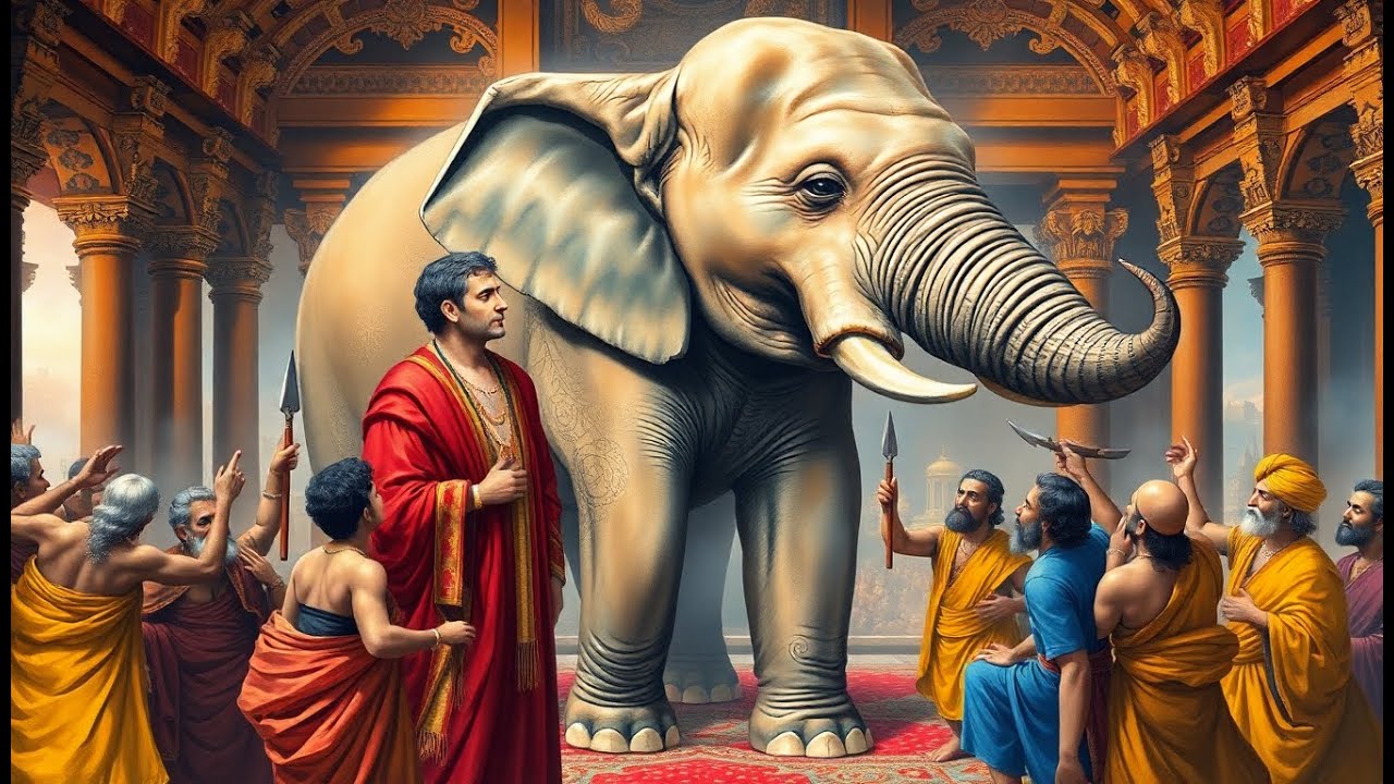 Buddha Story_005_The Blind man and the Elephant #buddhastory #budhism # ...