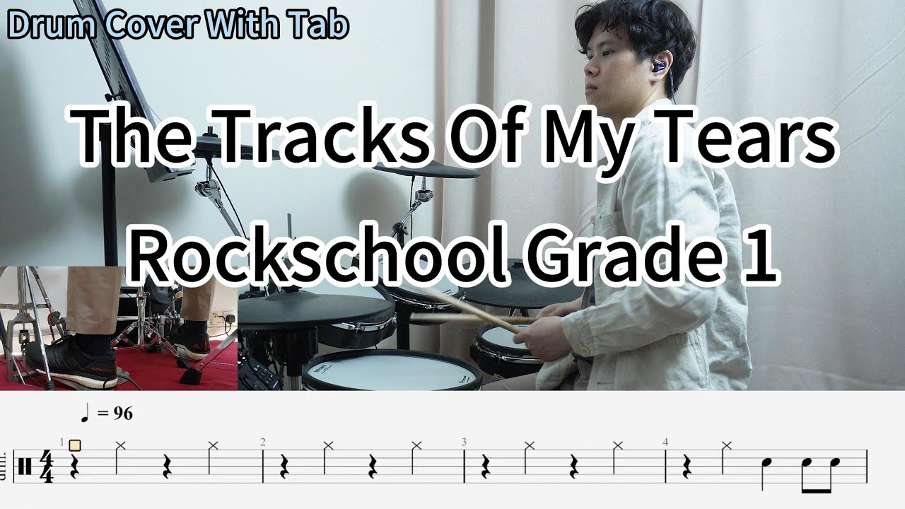 2024 RockSchool Grade 1 - The Tracks Of My Tears | Drum Cover | Drum ...