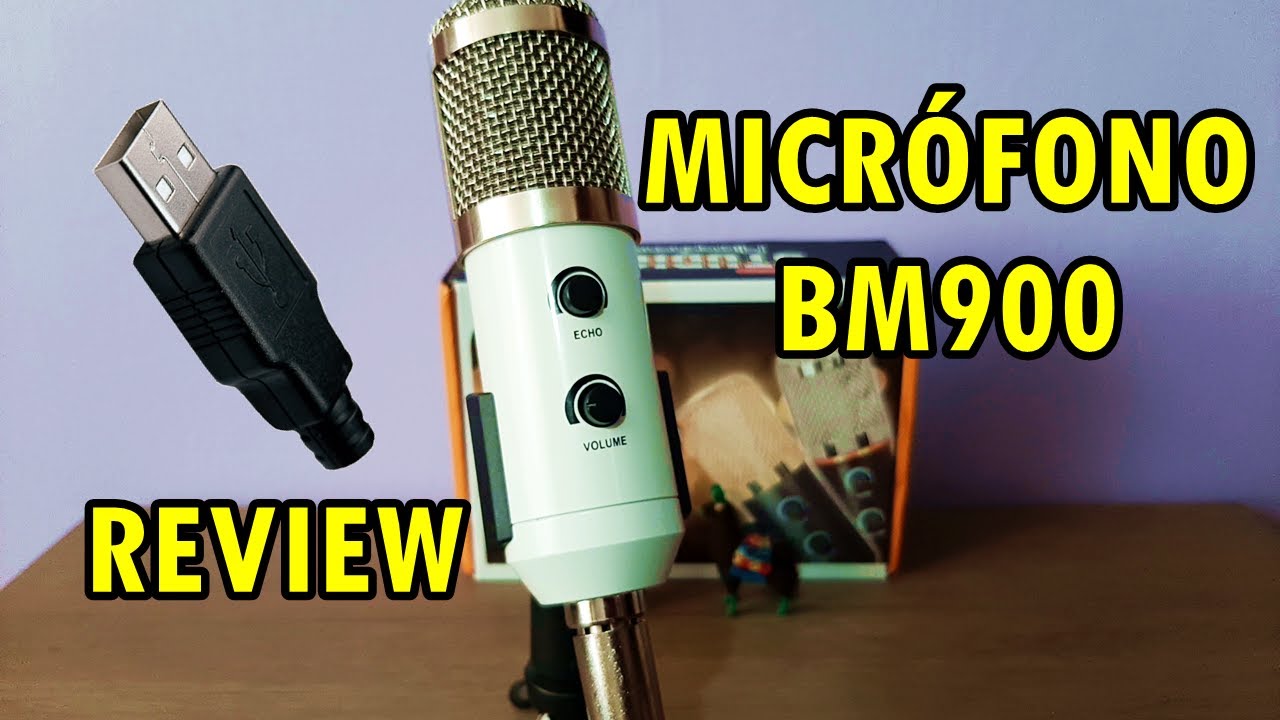 UNBOXING/REVIEW MICRÓFONO BM900 EN ESPAÑOL - YouTube
