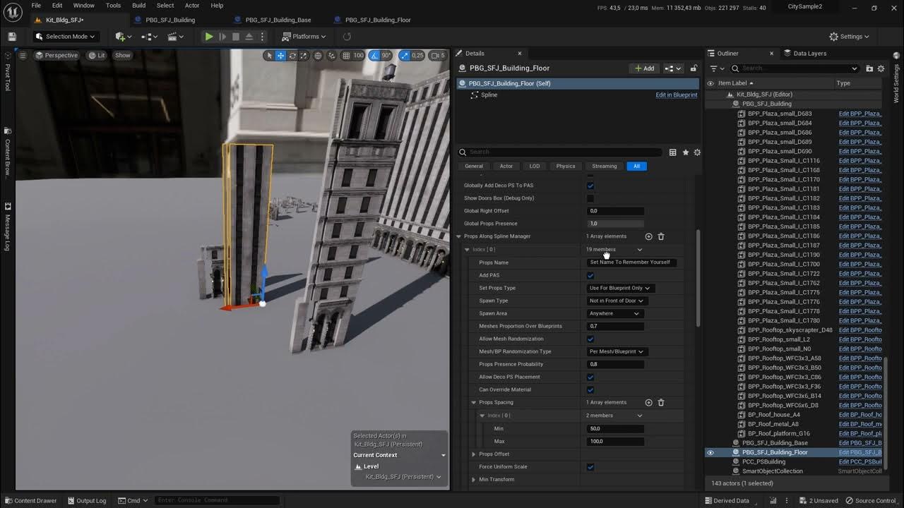 50 Pcc How To Set Up Your Base Floor And Roof Procedural Building Prefabs To Use With Pcc