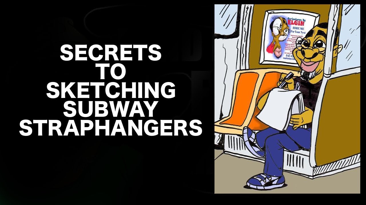 SECRETS TO SKETCHING SUBWAY STRAPHANGERS - YouTube