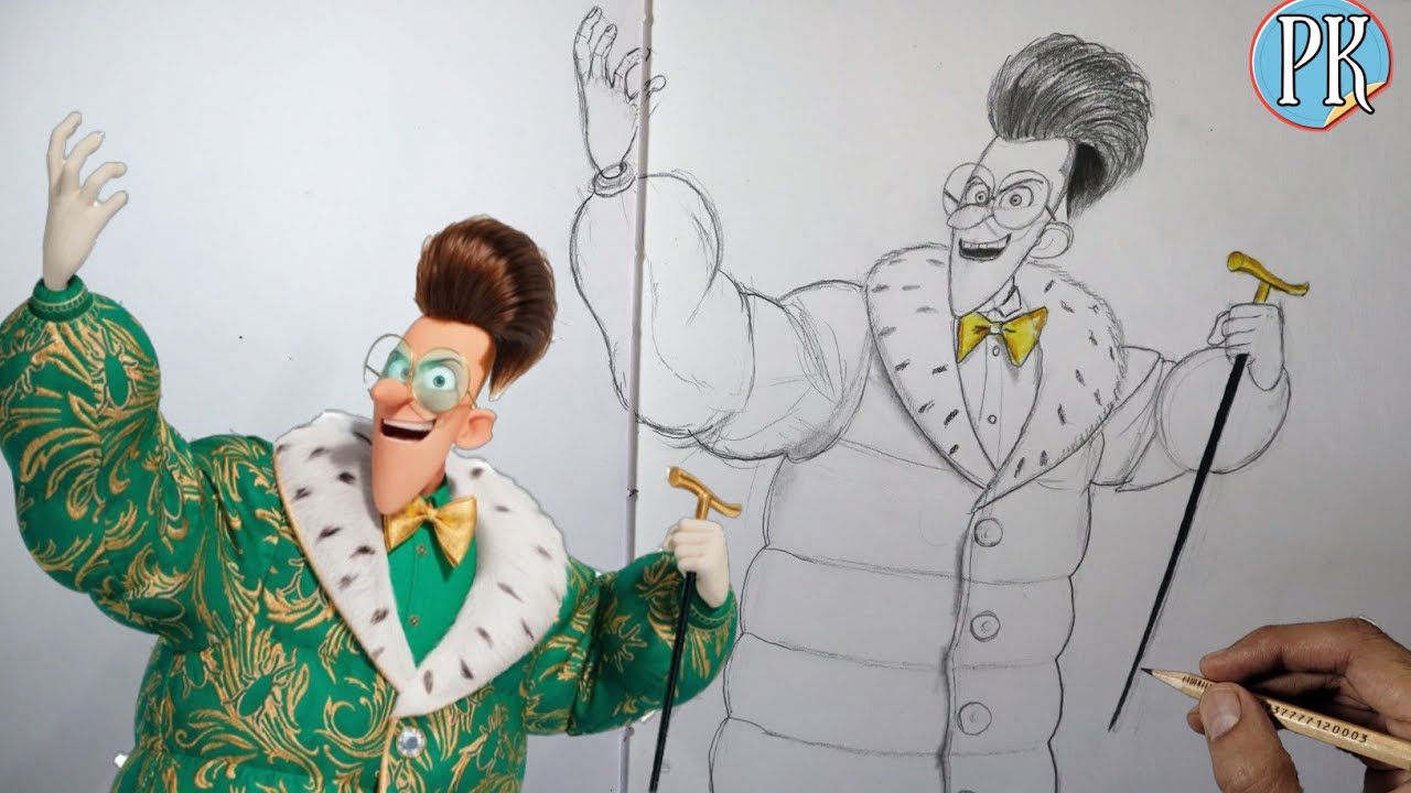 how to draw MAXIME Le Mal || Despicable Me 4 easy - YouTube