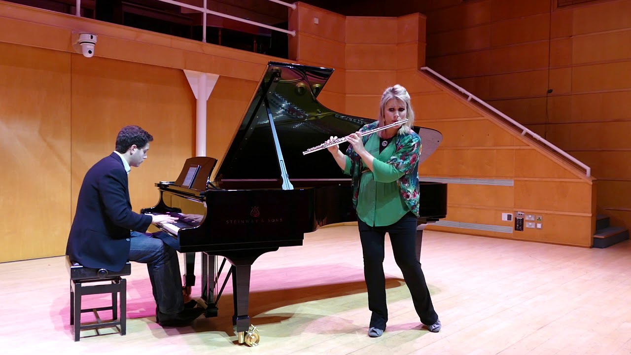 Poulenc: Sonata for Flute and Piano 2nd mvt Cantilena, Katherine Bryan ...