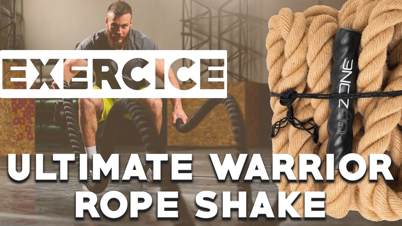Battle ropes - Exercise - Ultimate warrior rope shake - YouTube