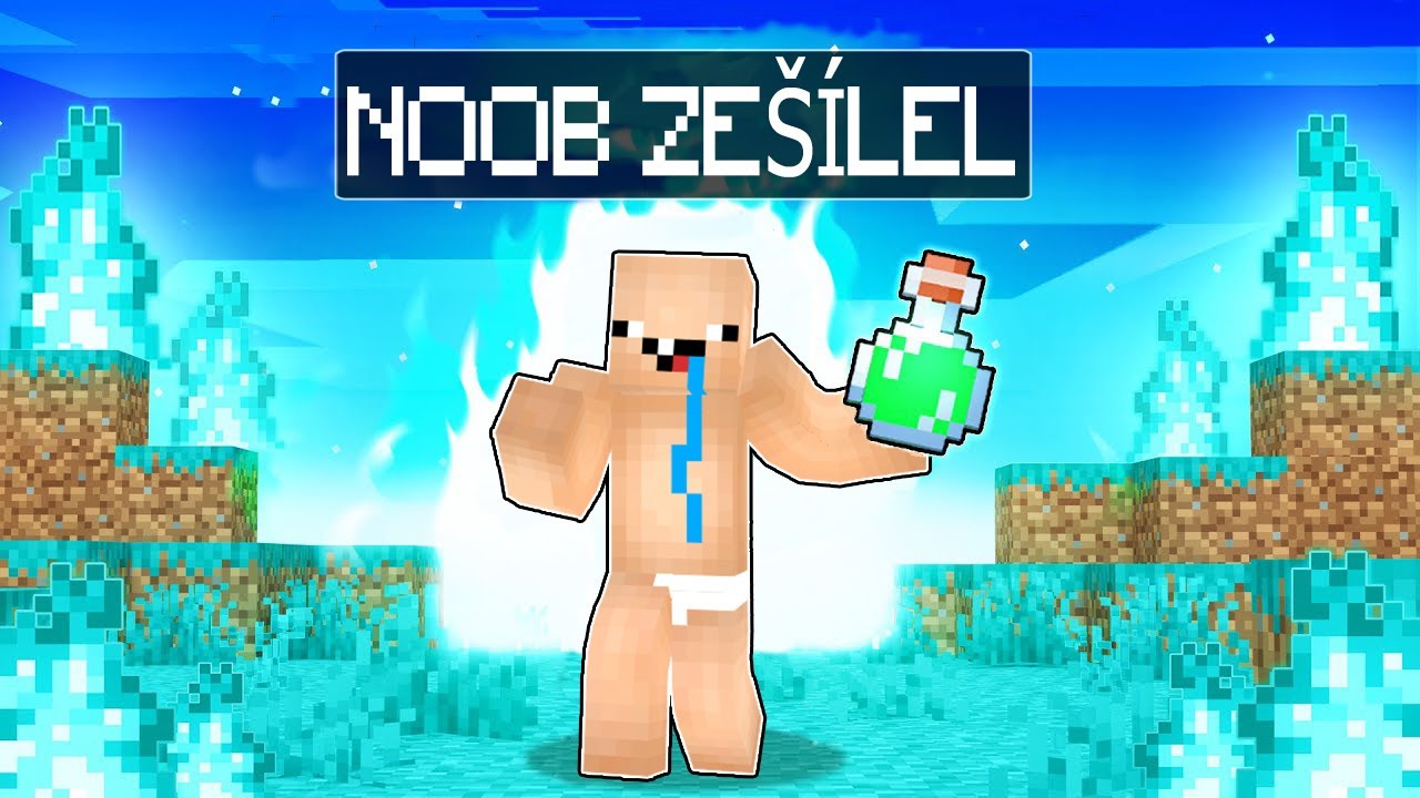 NOOB ZEŠÍLEL A ODBOUCHL PŮLKU MAPY V MINECRAFTU!?! **extrémní** @DaloCZ ...