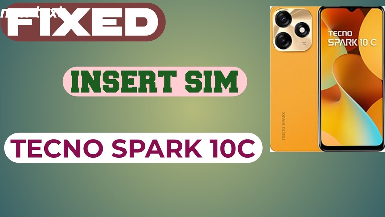 Tecno spark 10c ki5k insert sim solution #spark 10c sim not working,💯 ...