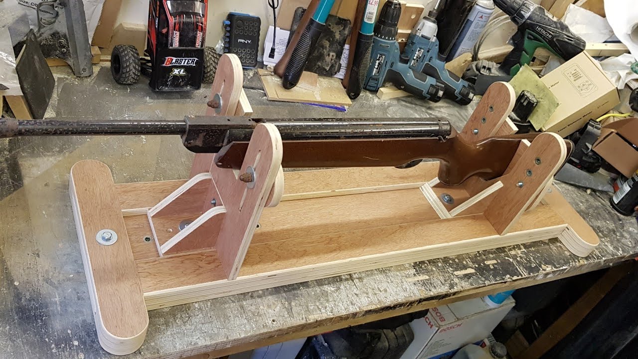 Homemade Rifle Service Stand Adjustable To Suit Any Gun YouTube homemade-rifle-service-stand-adjustable-to-suit-any-gun-youtube