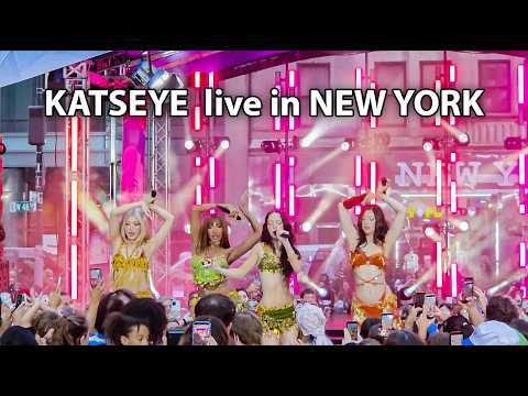KATSEYE, Gabriela Live at TODAY Show Summer Concert Series Rockefeller Center, New York 
