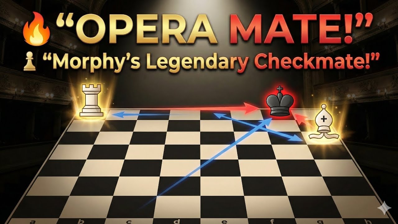 The Opera Mate | Paul Morphy | rook and bishop attack | beginner - YouTube