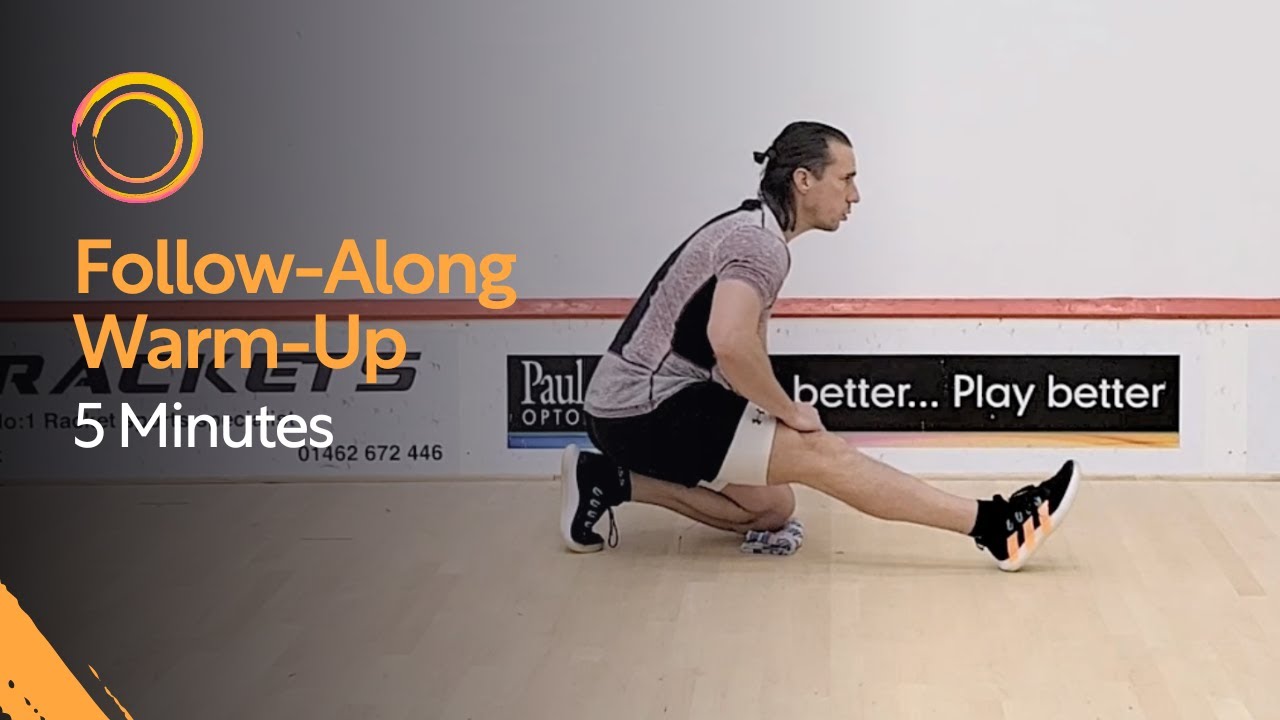 Squash Coaching: 5-Minute Follow-Along Warm-Up - YouTube