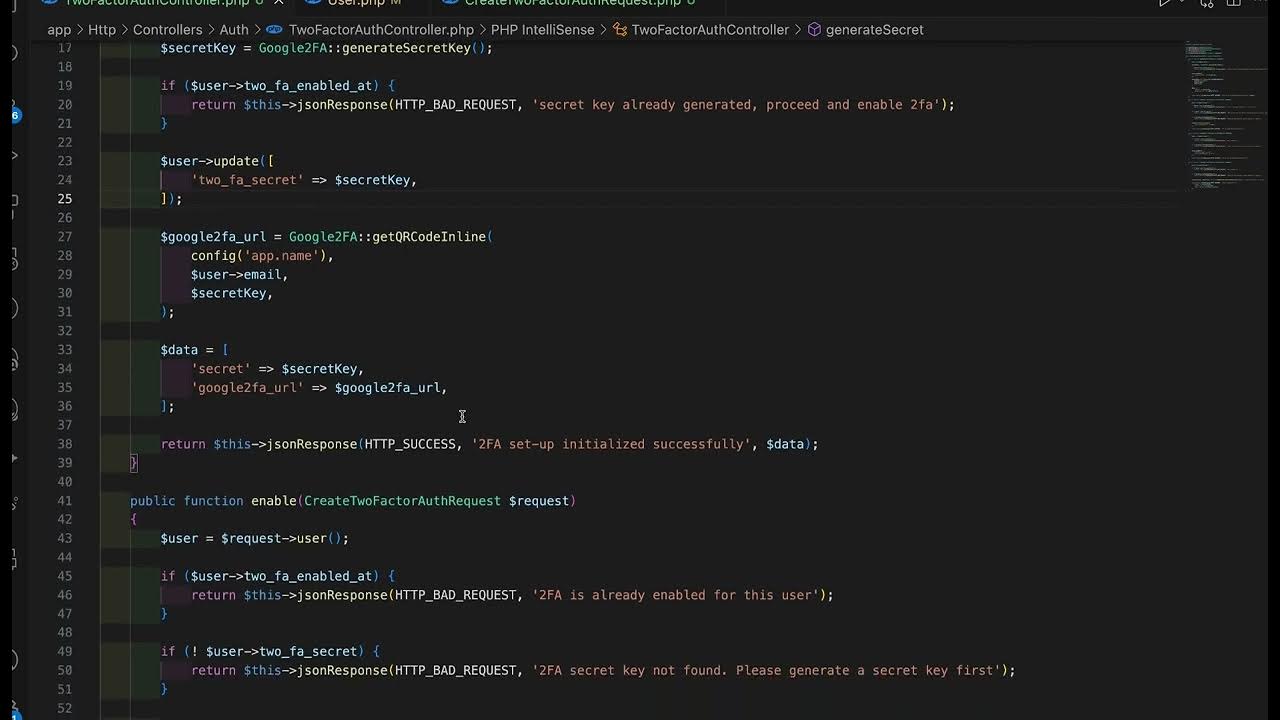 Implementing Two-Factor Authentication (2FA) in Laravel API: Secure Your App with Google Auth ...