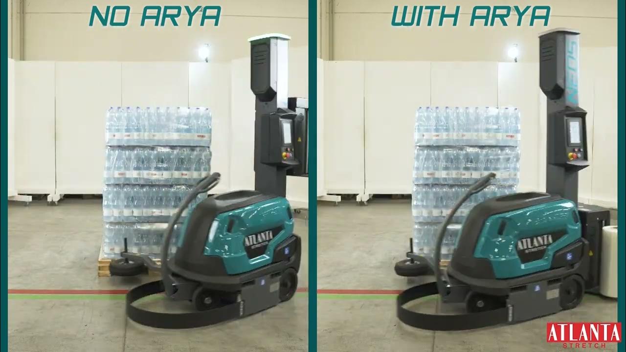 ARYA vs. NO ARYA - Neos, robot envolvedora de palets - YouTube