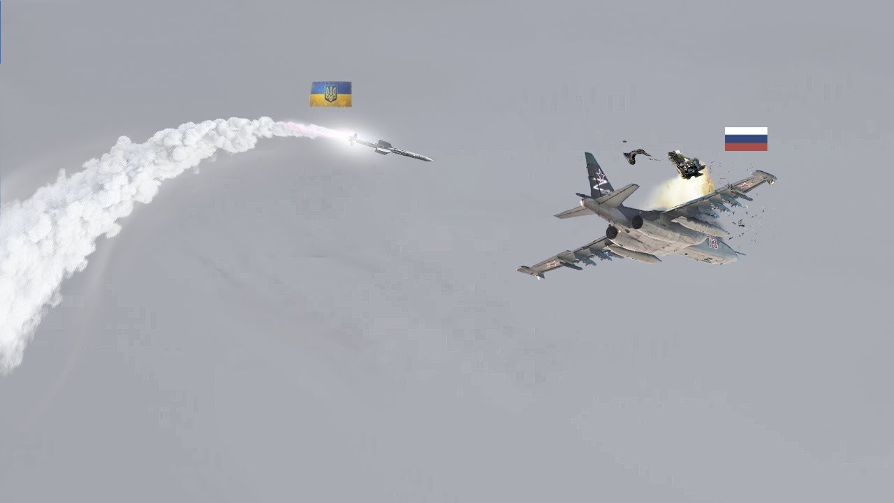 Scary moment! Russia's best Su-25 fighter pilot tried to ejection seat ...
