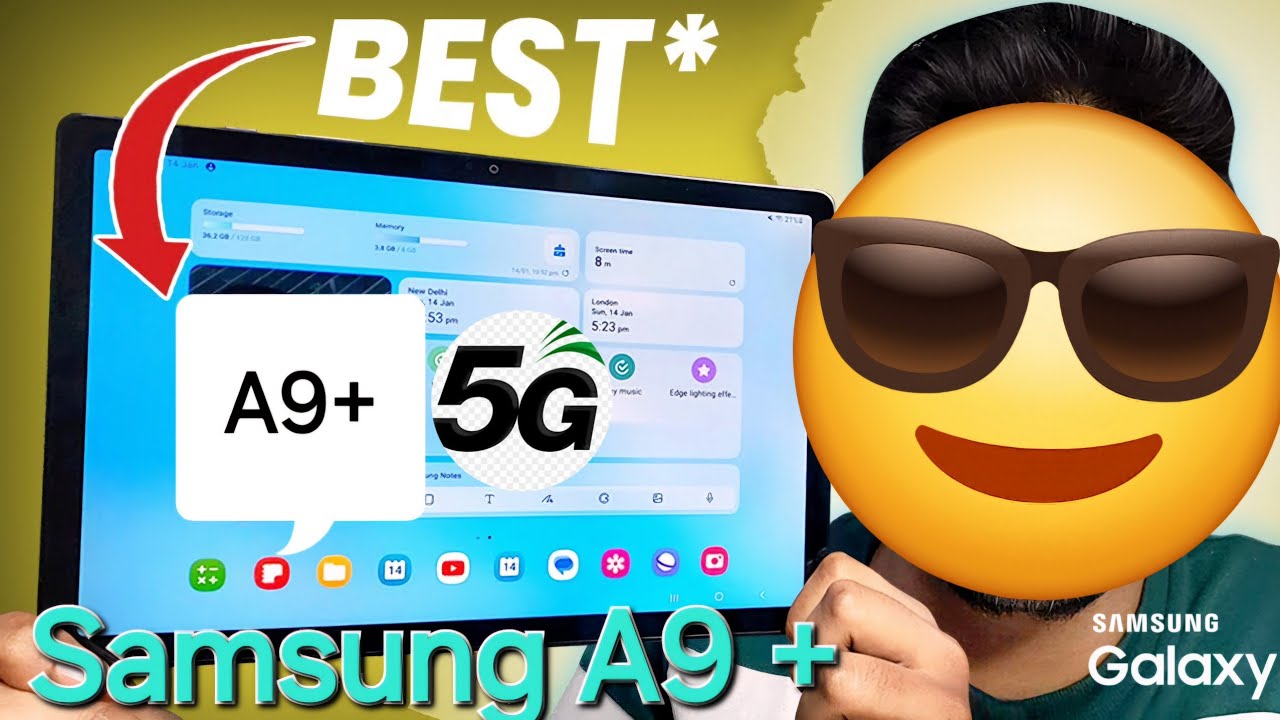 Samsung A9 Plus 5G Tab Unboxing With Amazing details | Samsung Tab Sim ...