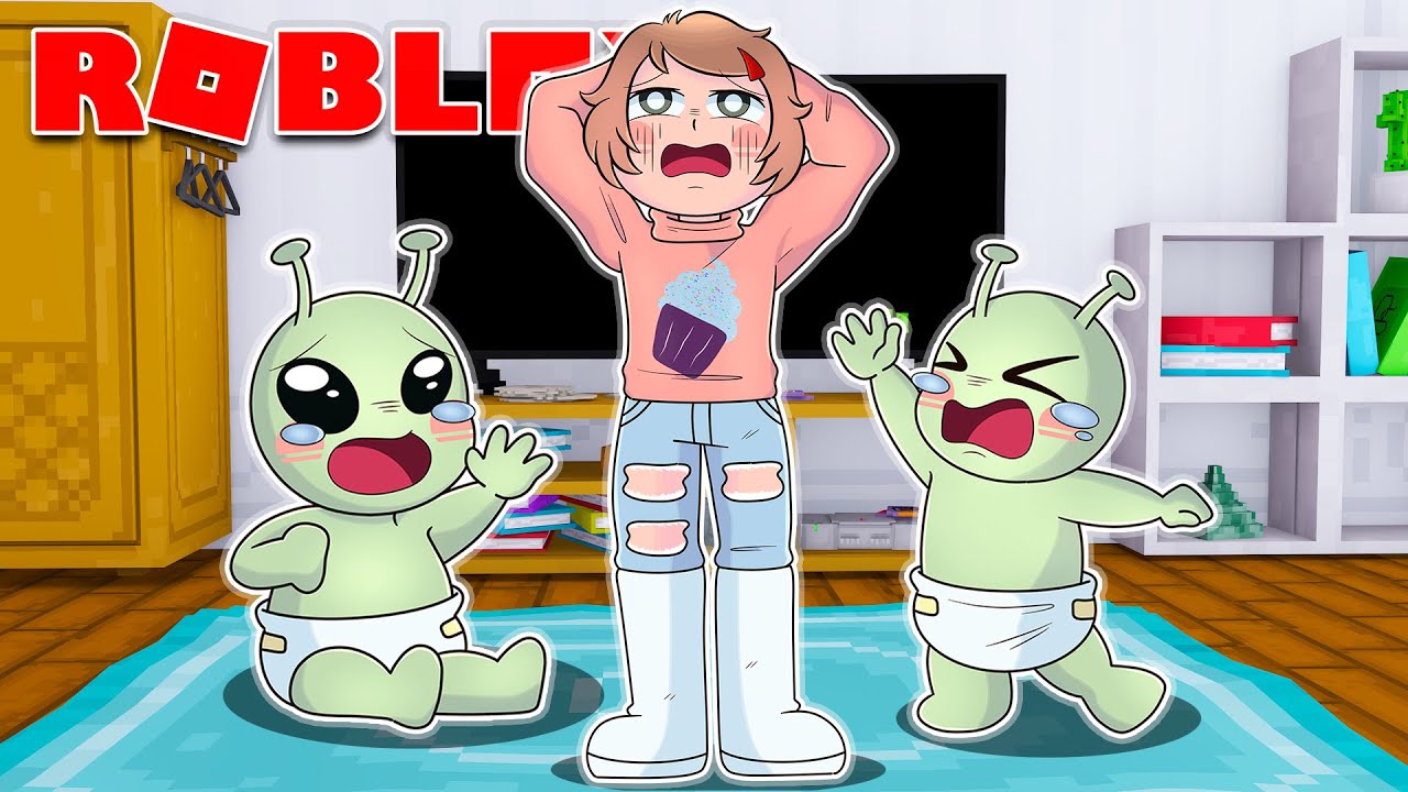 My Twin Baby Aliens Are the Worst! | Roblox Bloxburg - YouTube
