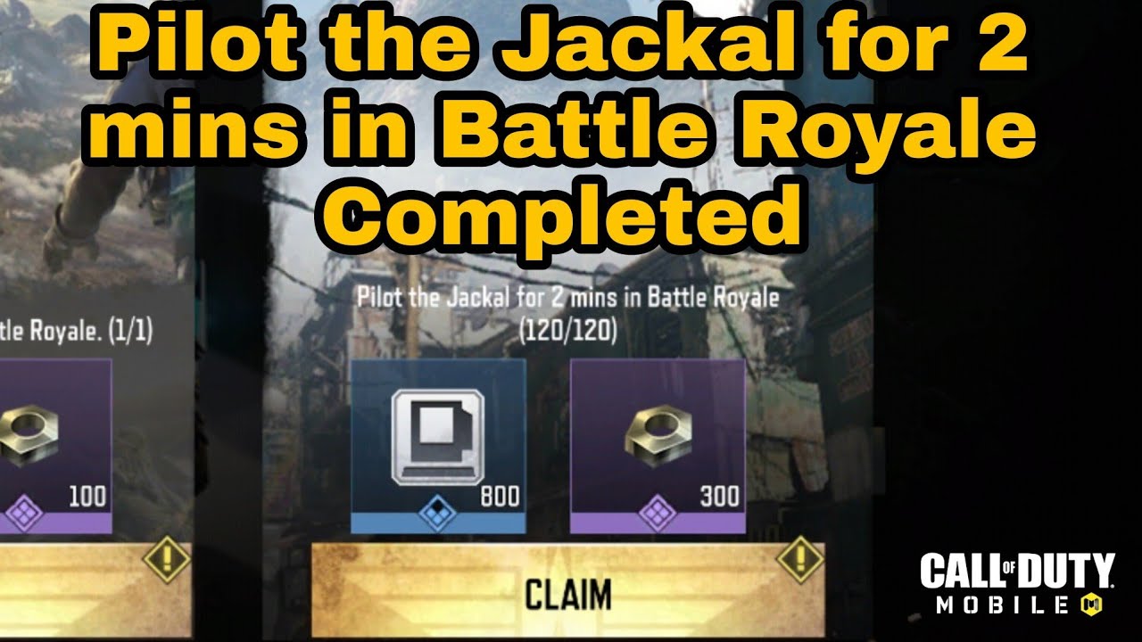 How to Pilot the Jackal for 2 mins in Battle Royale Cod Mobile - YouTube