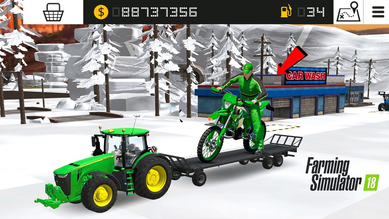 Bike Available In Fs 18 Winter Season | Farming Simulator 18 Winter ...