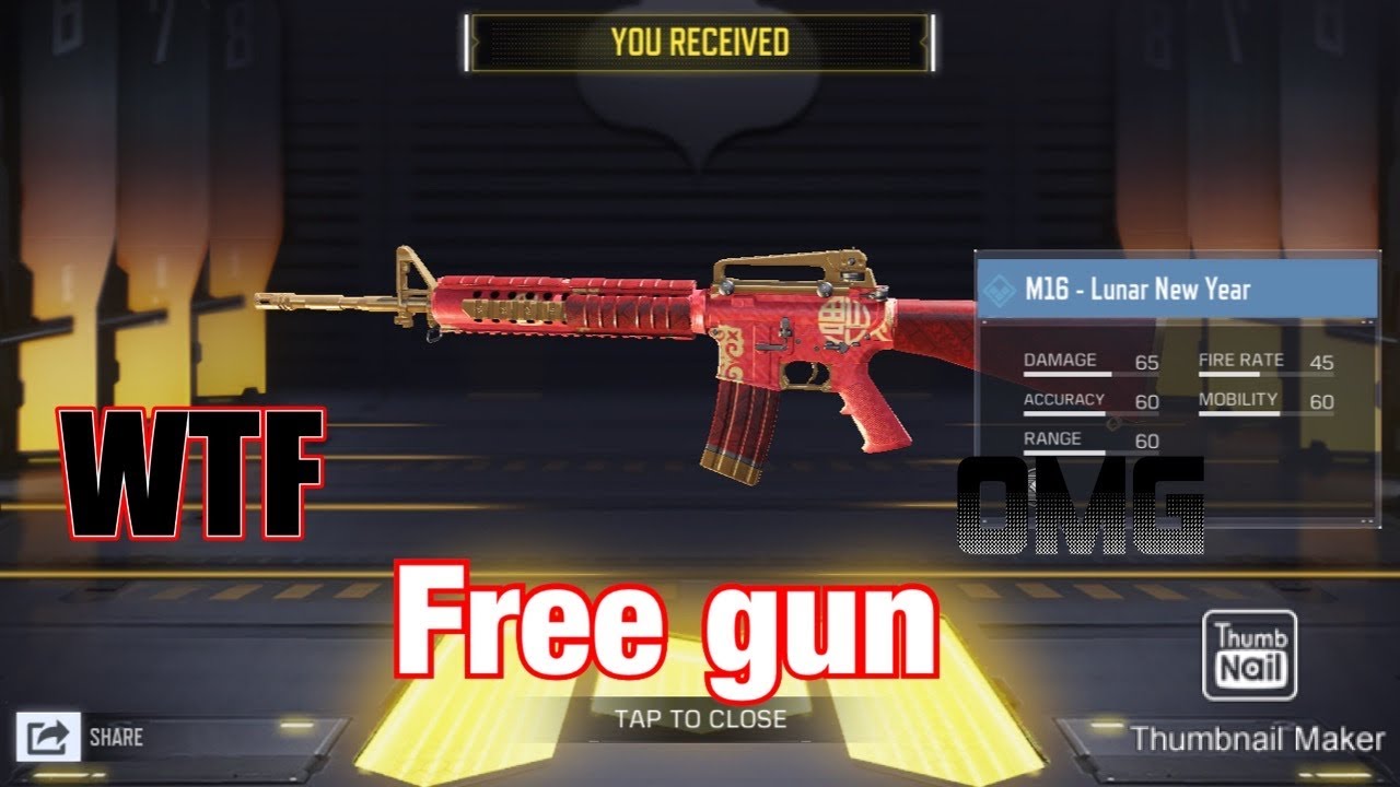M16 lunar new year skin(cod mobile) - YouTube