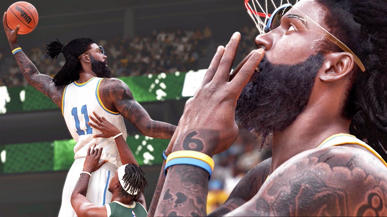 NBA 2K23 My Career - INSANE CONTACT DUNKS! (Inside-Out Scorer) Next Gen ...