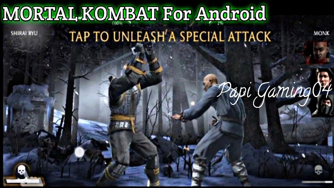 Shirai Ryu team Vs Monk team | MORTAL KOMBAT For Android - YouTube
