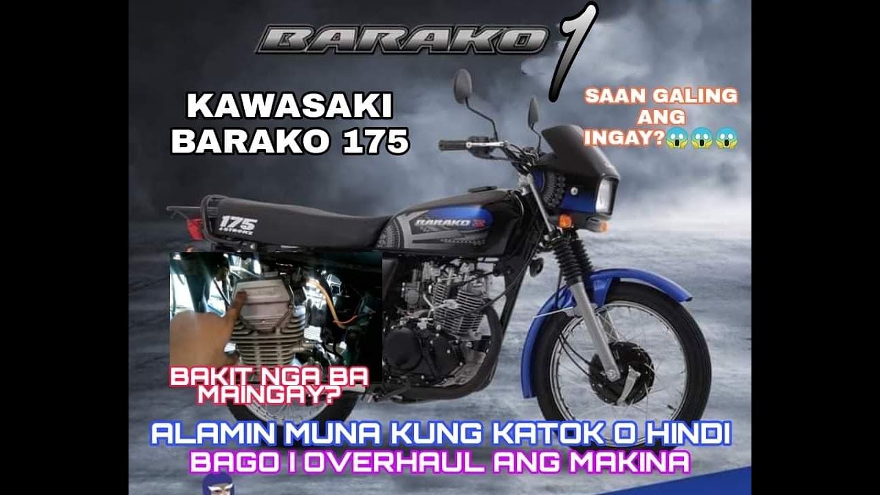 KAWASAKI BARAKO 1 SAAN GALING ANG INGAY? ALAMIN BAGO IOVERHAUL - YouTube