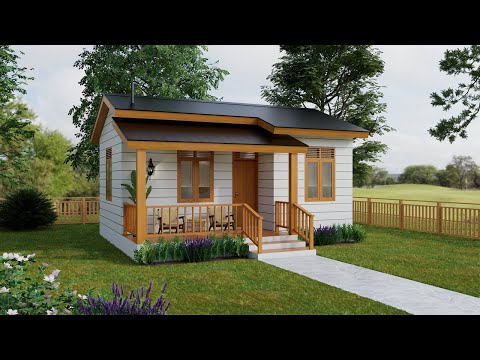 16'x23' (5x7 m) Tiny House Tour | Small Modern Farmhouse Design