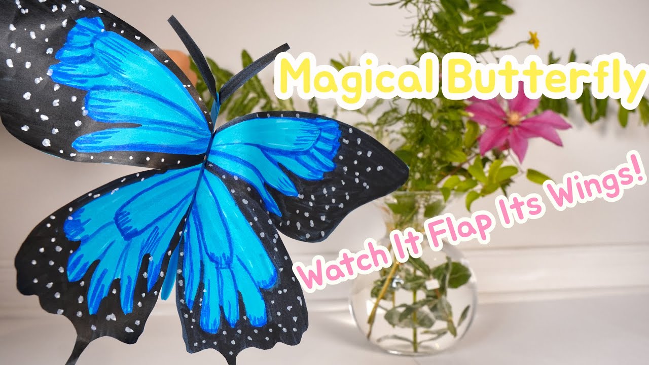 Create a Magical Butterfly: Watch It Flap Its Wings!/Kids Craft Ideas ...